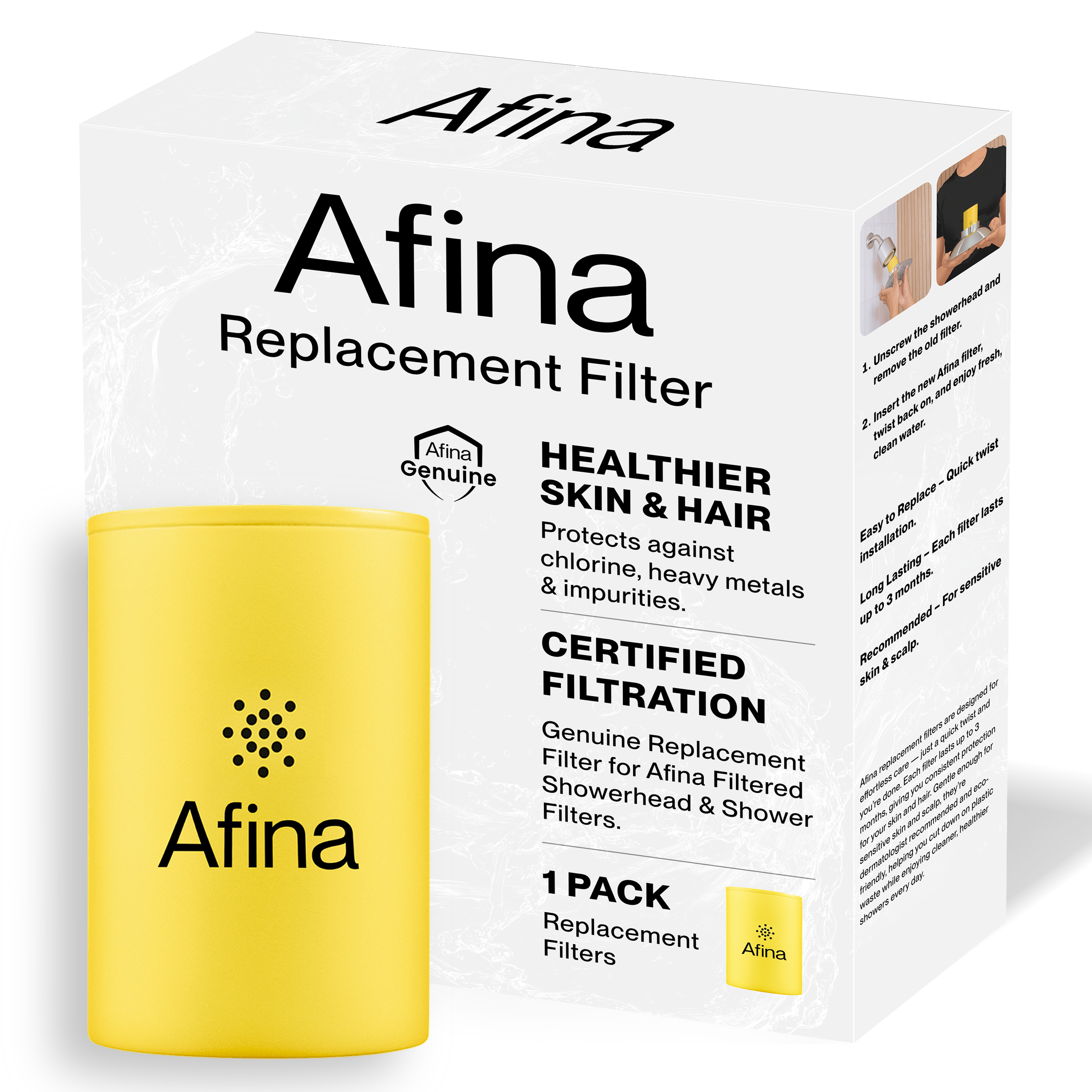 Afina Replacement Filter - High-Performance Shower Filter
